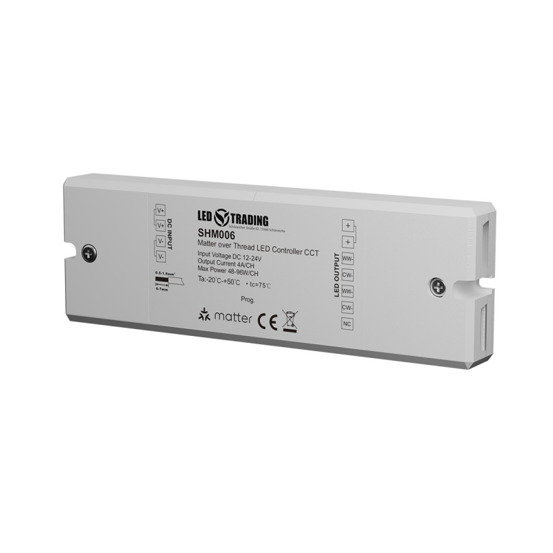 Matter LED Steuergerät CCT Farbtemperatur